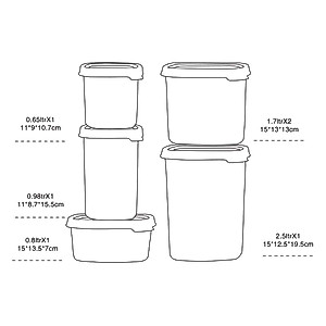 KARMAS PRODUCT 18 Piece Food Storage Container Set with Easy Locking Lids,BPA Free and 100% Leak Proof,Plastic