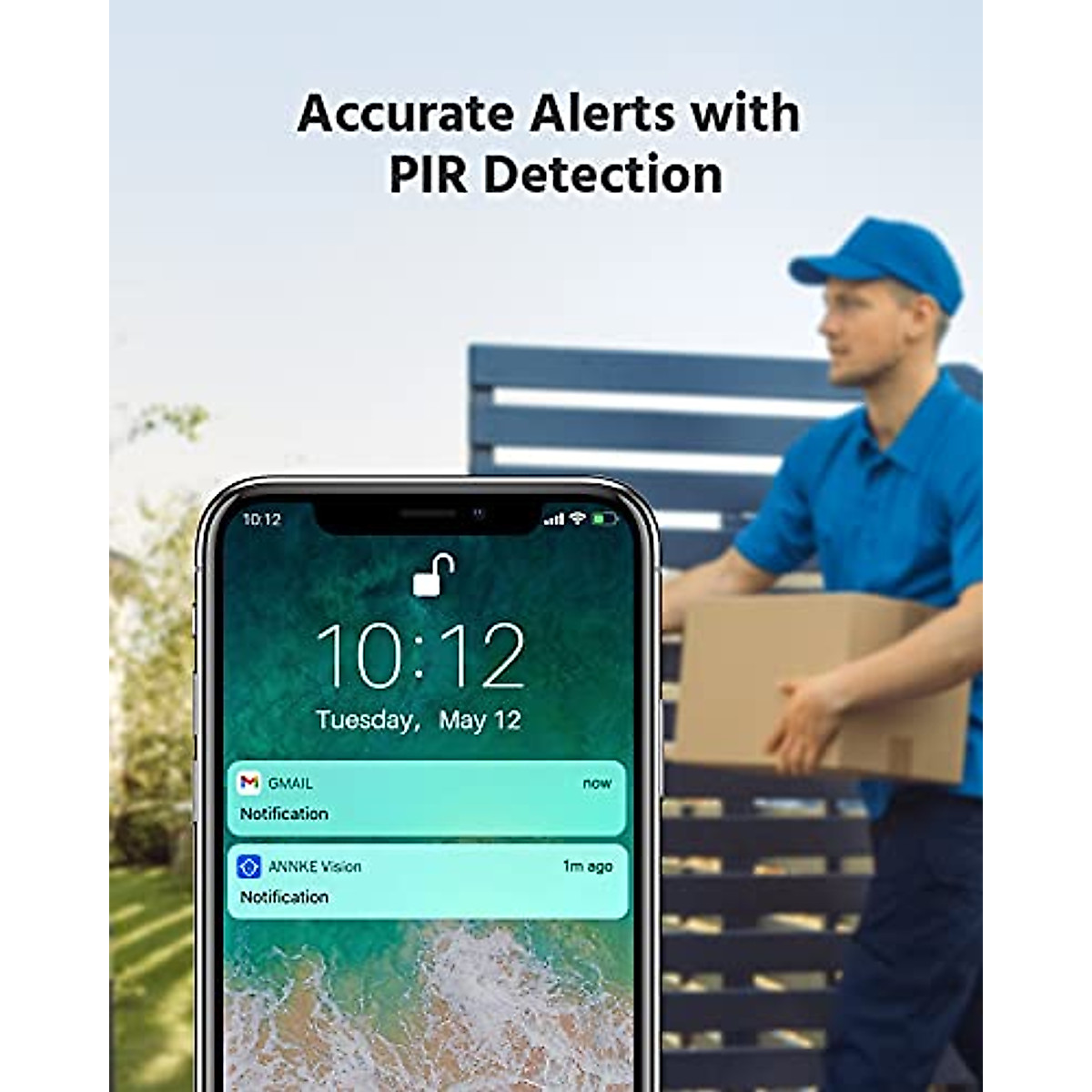 ANNKE Home Wired Camera Security System, 8CH 5MP Lite H.265+ AI DVR with 1 TB Hard Drive and 8 X 1080P HD Weatherproof PIR Cameras, Human/Vehicle Detection, White Light Alarm, Email Alert–E200