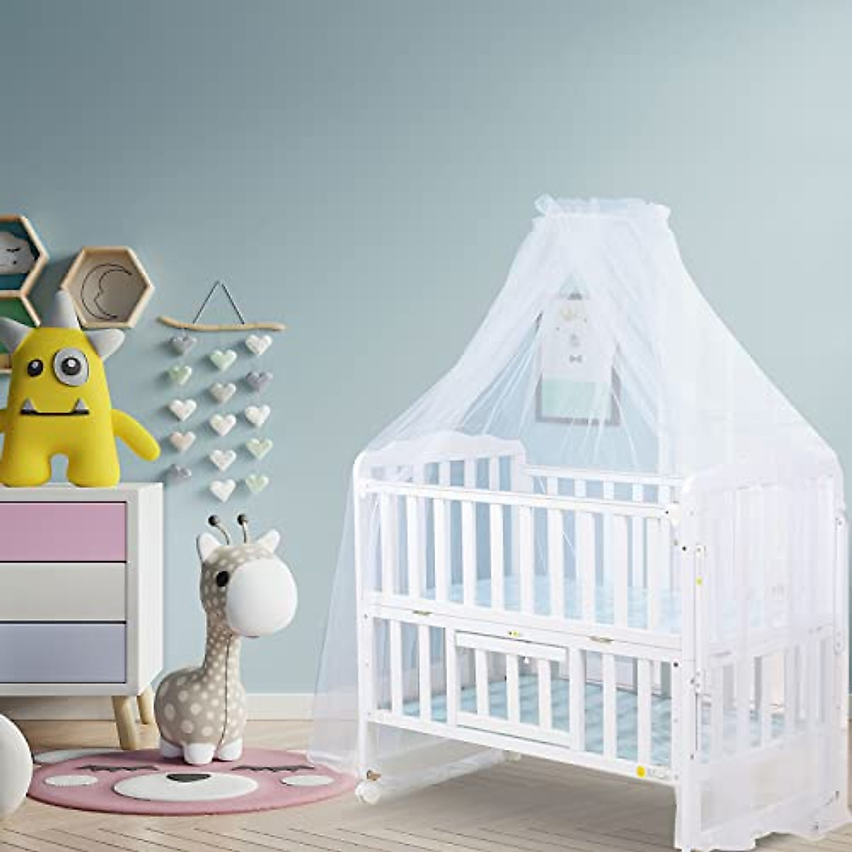 SH-RuiDu 1PC Crib Dome Net Baby Child Mosquito Net Newborn Foldable Mosquito Mesh Net