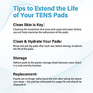LotFancy TENS Unit Replacement Pads, 40 Pcs 2x2 Snap Electrodes Pads, Reusable Tens Pads for EMS Muscle Stimulator, Using 3.5mm Snap Connector