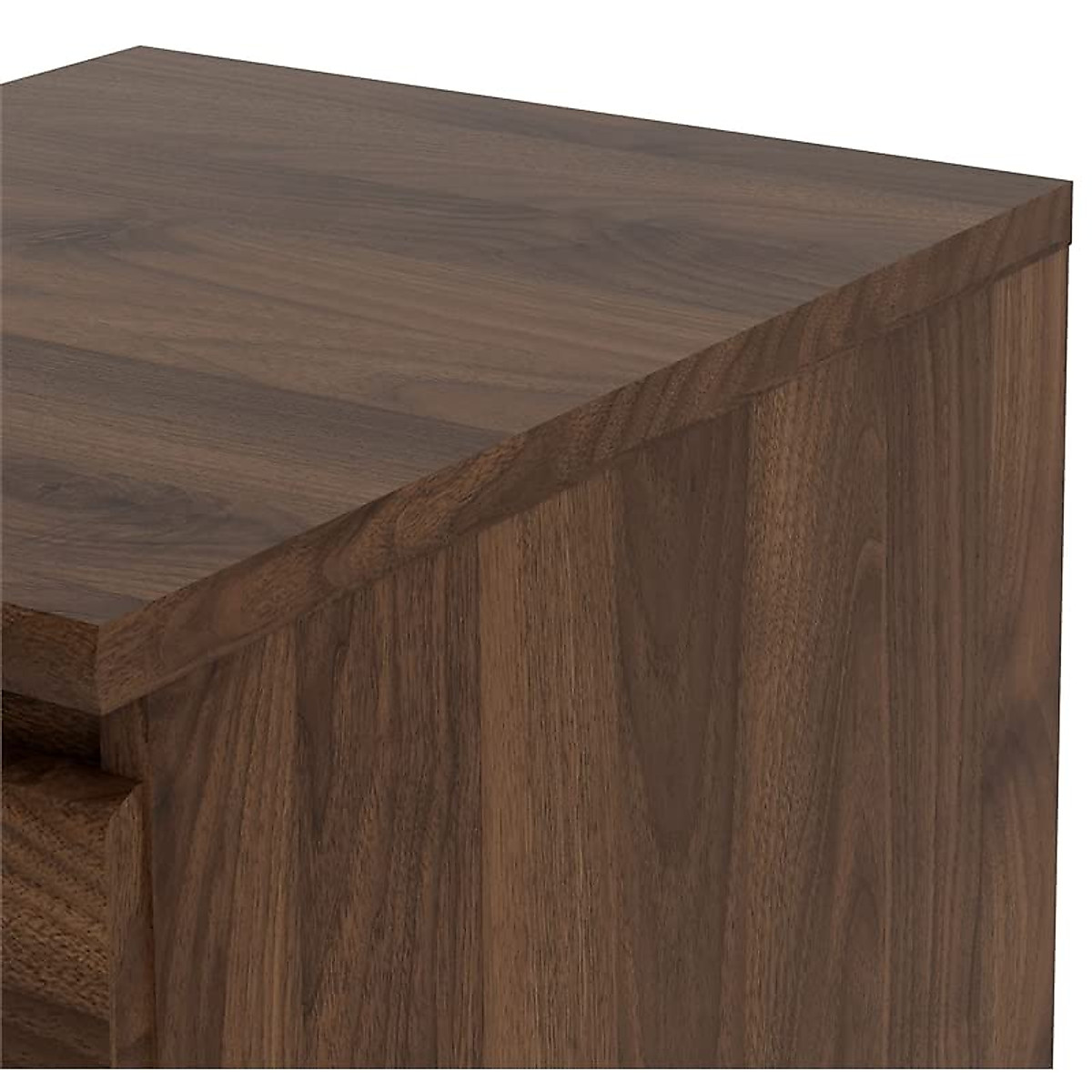 Tvilum 2 Drawer Bedroom Nightstand Nighstand, Brown