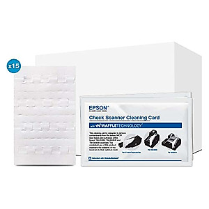 Waffletechnology Cleaning Card for Epson CaptureOne Check Scanner (540)
