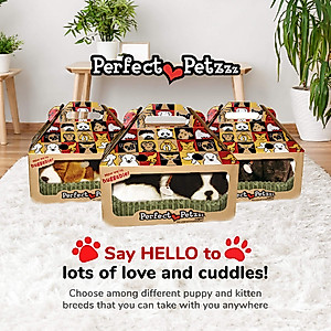 Precious Petzzz Border Collie - Pet Mate/Nap Breathing Life Like Sleeping Dog in Bed Sleeping Pet