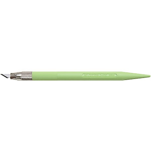 NT Cutter Resin Holder Art Knife, Green Holder, 1 Knife (D-401P-G)