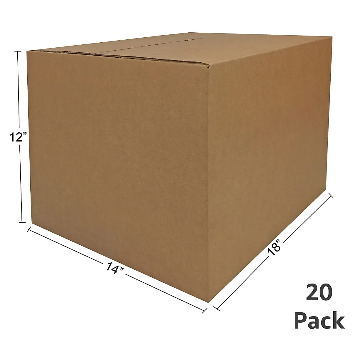 UBoxes Medium Moving Boxes Pack of 20-18 x14 x 12 Inches