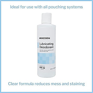 McKesson Fragrance-Free Lubricating Deodorant for Ostomy Appliances, 8 oz, 1 Count, 1 Pack