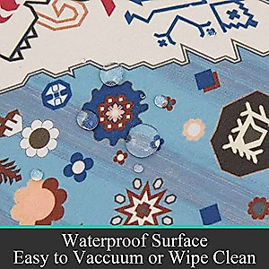 Pauwer Farmhouse Kitchen Rugs Set of 3 Boho Kitchen Mats for Floor Waterproof Kitchen Rugs and Mats Non Skid Washable Kitchen Floor Mat Kitchen Runner Throw Area Rugs for Kitchen Laundry Room Entryway