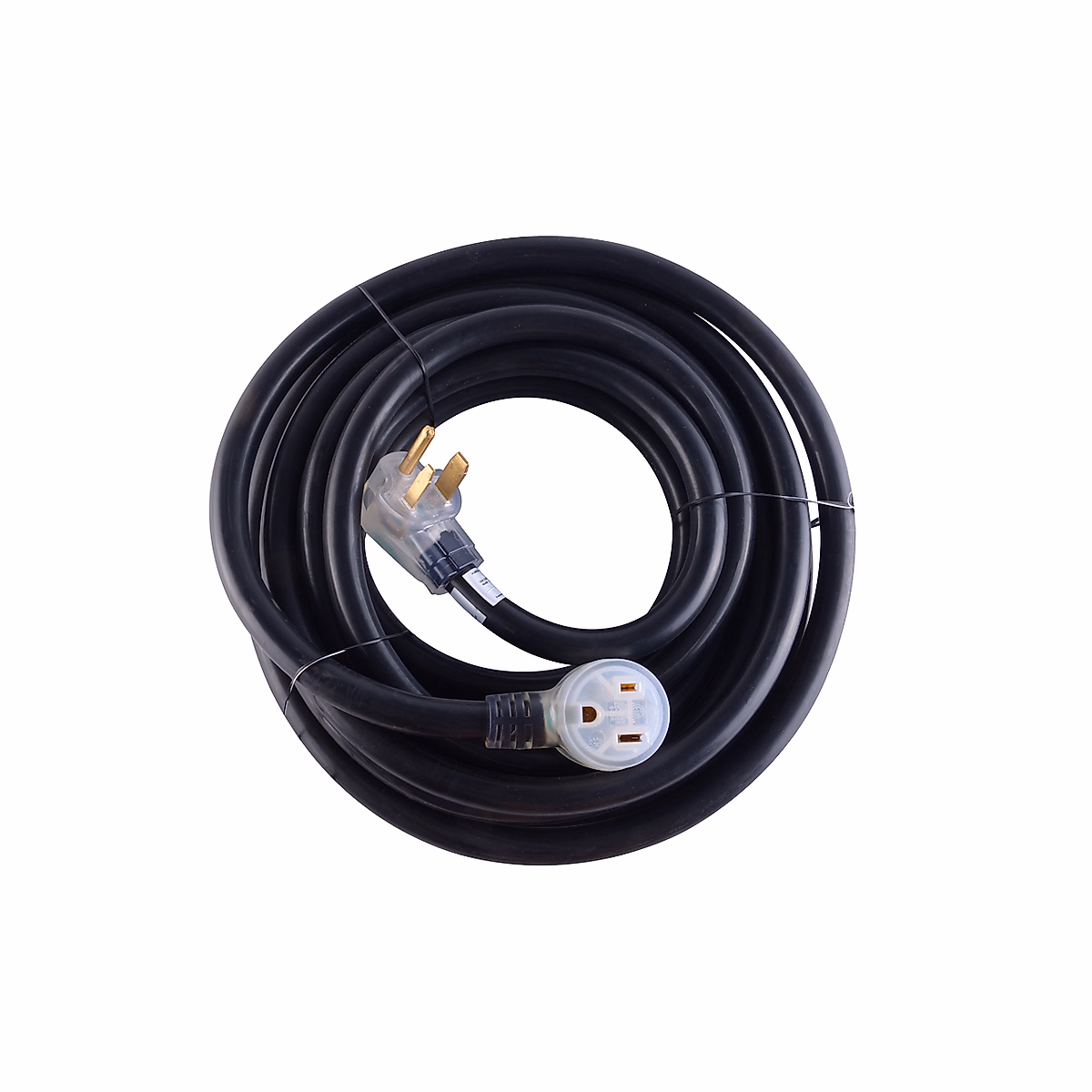 MaxWorks 80703 Heavy Duty 40 Foot 8 AWG/3C 6-50 Nema R Plug Lighted Welding Cord with ETL Approved
