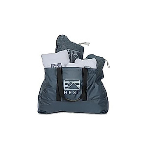 HEST Tote 50 - Camp Carry All Bag - Durable Outdoor Ready Camping Tote Bag - Carry Straps and Exterior Pocket - 50 Liter Capacity