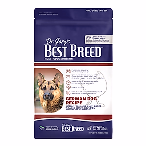 Best Breed German Dog Diet Made in USA [Natural Dry Dog Food]- 4lbs