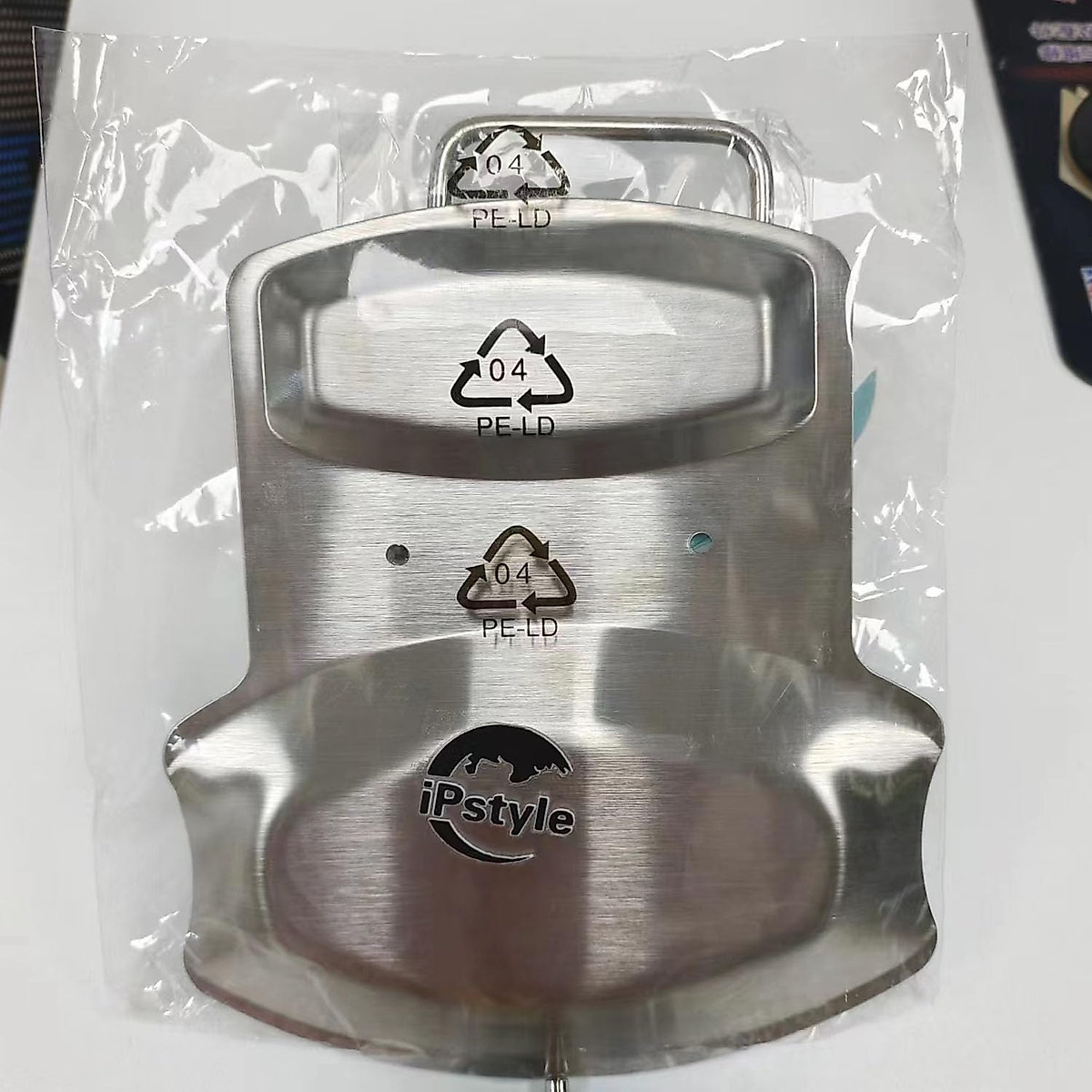 iPstyle Pan Lid Holder Spoon Rest for Pots and Pans Progressive Lid and Spoon Shelf 304 Stainless Steel Pan Lid Organizer Kitchen Decor Tool (Holder)