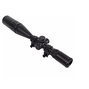 MYMY Premium Quality, 6 24x50mm AOL Scope W Front AO Adjustment. Red/Green mil dot Reticle with Black