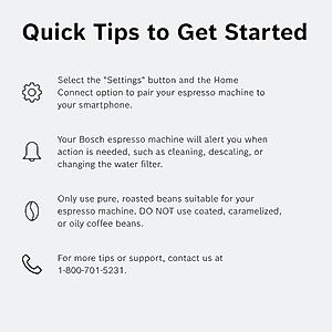 Bosch TPU60309 800 Series VeroCafe Fully Automatic Espresso Machine with Home Connect, 35 Beverage Varieties with Coffee World, Double Cup, in Black