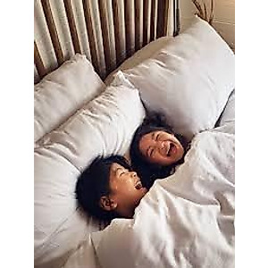 RUMICAFeb 400TC Queen Size Sheet Set - 100% Egyptian Cotton Cooling - Hotel Luxury Bed Sheets - Extra Soft - Upto 10"-12" Deep Pockets - Easy Fit - 4PC White Stripe Bed Sheets - Queen Sheets