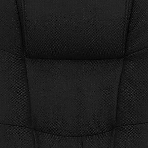 Flash Furniture Jessica High Back Black Fabric Executive Swivel Office Chair with Arms