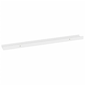 SunshineFace 31 Inch Long Floating Shelves for Wall Mounted, MDF Picture Ledge Floating Shelf Set of 4, Wall Shelves for Bedroom, Living Room, Office, Nursery, Kitchen Storage(White, 31.5"x3.5"x1.2")