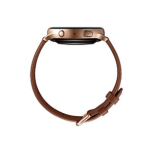 SAMSUNG Galaxy Watch Active2 Stainless Steel LTE Unlocked (ATT, Verizon, Tmobile, Sprint) Gold SM-R825U 44mm - (US Version & Warranty)