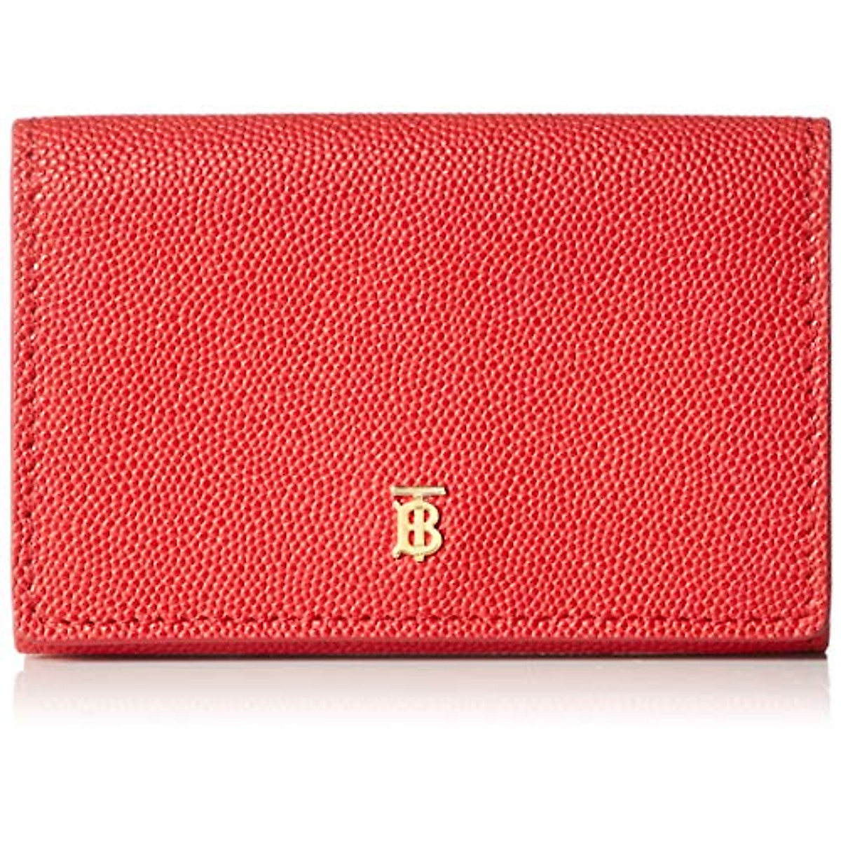BURBERRY Women's Trifold Wallet, Bright red RT