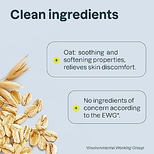 ATTITUDE Body Lotion for Sensitive Skin with Oat, EWG Verified, Dermatologically Tested, Vegan, Extra Gentle, Unscented, 16 Fl Oz