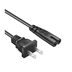 10Ft Projector Power Cord for Mini Projector,Portable Projector Replacement 2 Prong Power Cable