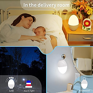 Fitop Baby Night Light, Portable Nursery Night Light for Kids Rechargeable, Dimmable Kids Night Light with Touch Control for Breastfeeding/Diaper Changes/Reading/Nursing/Nighttime Waking