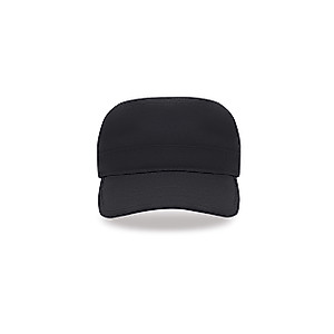 SGL Anti-Radiation Cotton Military Cap Cadet Flat Baseball Effective Shielding Signal Fluctuation 99.99% Protect Brain Hat Protective (Black), One Size