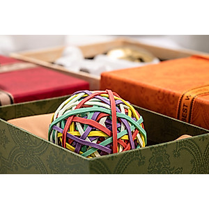 Mikily's 5 Colors Rubber Bands Ball for 0.33lb Office Supplies RubberBands