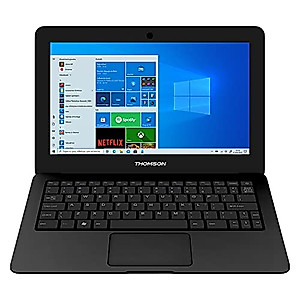 Thomson Laptop NEO 10, 10.1 Inch, Intel Atom, 4Gb RAM, 64Gb eMMC Storage, Windows 10 - Black REFURBISHED Like New