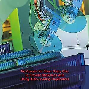 500 Pack Ritek Pro (Professional Grade) CD-R 52X 700MB Shiny Silver Lacquer Silk Screen Printable Blank Media Recordable Disc