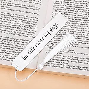Funny Bookmark Gifts for Women,Book Lover Gift for Women Friend Birthday Christmas Gifts for BFF Her Spicy Reader Book Club Gifts, Female Friend Valentines Day Graduation Gifts for Son Daughter