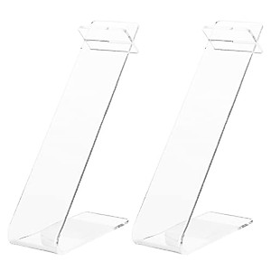 Baluue Acrylic Shoes Display Stand Shoe Display Insert 2pcs Shopping Mall Sandal Flat Shoe Sneaker Rack for Store Display Shoe Floating Display