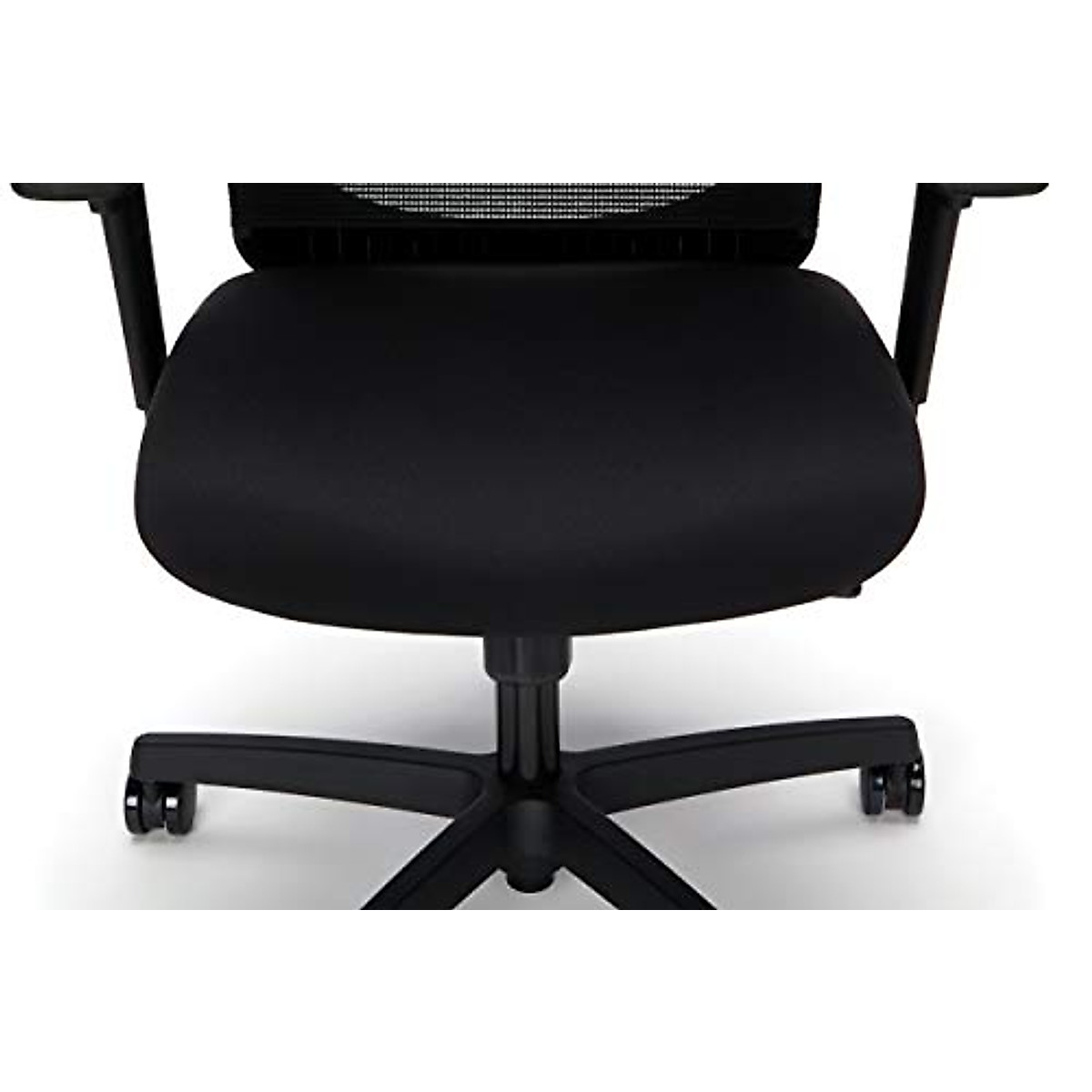 HON Convergence Mesh Back Task Chair with Height-Adjustable Arms, in Black