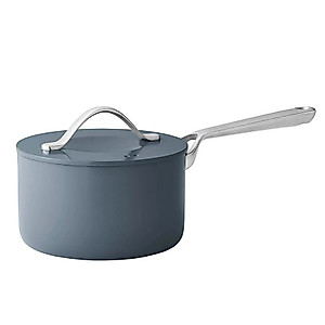 Member Mark 11 Piece Modern Ceramic Cookware Set With Smart Kitchen Tools Set (Assorted Colors) (Gray)