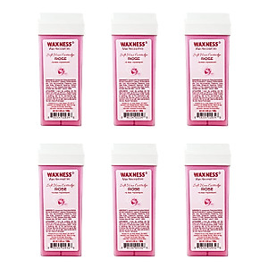 Wax Necessities Rose Soft Wax Cartridge 3.38 Ounces Pack of 6