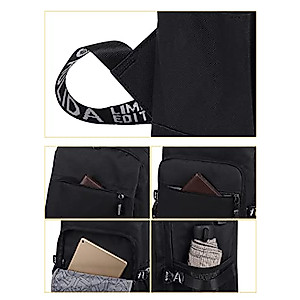 TPSTBAY Anime Seven Deadly Sins Printed Oxford Travel Daypack With USB Charging Port, Casual Laptop Backpack, College Knapsack(8)