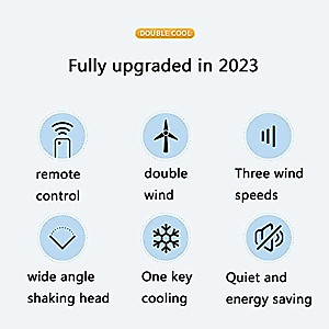 Portable air conditioner,3-IN-1 Air Cooler,Twin turbo air cooler,Optimized air duct,move silently,ac unit for bedroom,energy saving,power saving,suitable for bedroom,office,RV