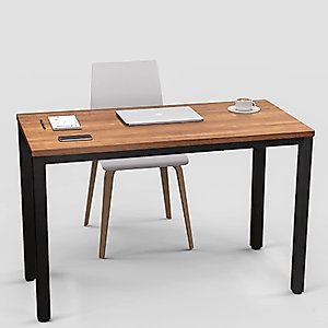Modern 48 Inch Computer Desk for Home Office - Sleek and Sturdy, Ideal for Work and Study, Multi-Purpose Table for Writing, Dining, and Workstation, Suitable for Office and Home Office Use
