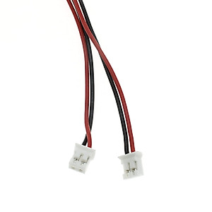 LBTODH 9V Battery Clip Connector 2PCS I-Type 9 Volt Battery Clip 9V Battery Snap to 2-Pin PH2.0 Connector Flexible Buckle Plastic Housing (15CM)