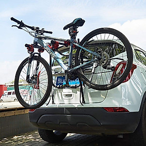 Blueshyhall 2 Bike Carrier Trunk Mount Bike Rack for SUV HATCHBACK CAR