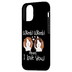 iPhone 14 Pro Wheek I Love You Guinea Pig Clothes Cavy Gift Guinea Pig Case