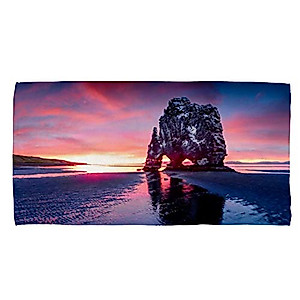 ZHIMI Hand Towel ﻿Huge Basalt Stack Ultra Soft Kitchen Towel 15x30 Inch Absorbent Wash Cloths for Bathroom Bath Gym Yoga Spa Beach