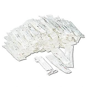 Boardwalk 6KITMW Cutlery Kit, Plastic Fork/Spoon/Knife/Salt/Pepper/Napkin, White (Case of 250)