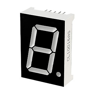 uxcell Common Cathode 10 Pin 1 Bit 7 Segment Display 1.34 x 0.94 x 0.41 Inch 1" Red LED Display Digital Tube 10pcs