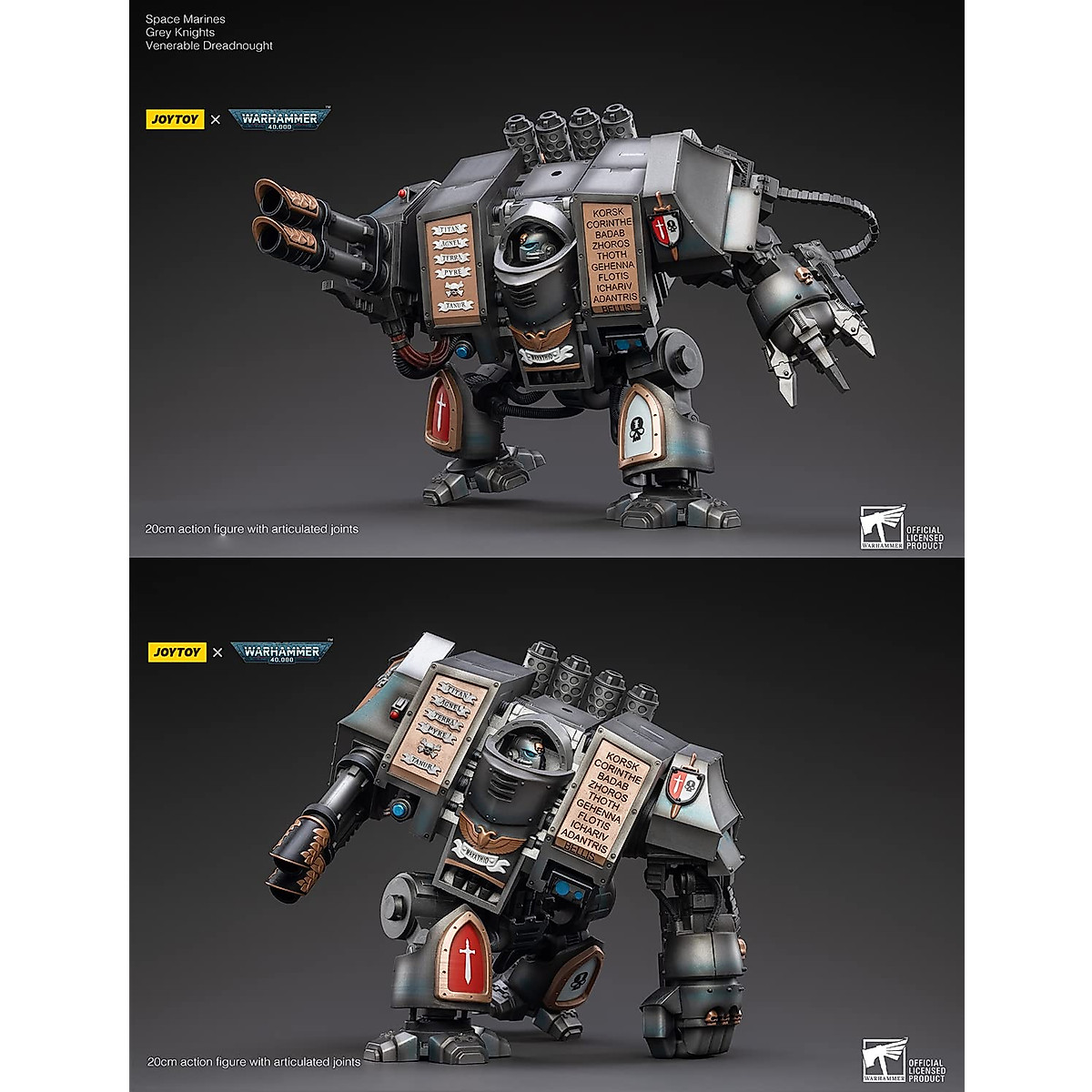 JOYTOY Warhammer 40k Grey Knights Mecha 1/18 Action Figures Venerable Dreadnought