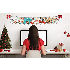 Better Office Products Christmas Holiday Greeting Card Set, 100 Pack, 4 x 6 Inch, 12 Assorted Custom Illustrative Designs, Blank Inside, Complete with Envelopes, 100 Christmas Cards Set