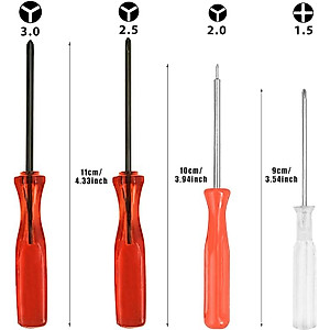 HIGHFINE Triwing 1.5 2.5 3.0 and Phillips PH00 Screwdriver Set Repair for Nintendo Products Wii DS Lite DSi 3DS GBA SP NDS