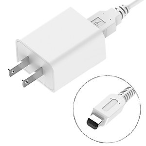 Upgraded HAUZIK Power Supply Replacement, Compatible with Nintendo 3DS, 3DS XL, 2DS XL, DSi, DSi XL, Charger AC Adapter with 3.9 Ft Split USB Cable