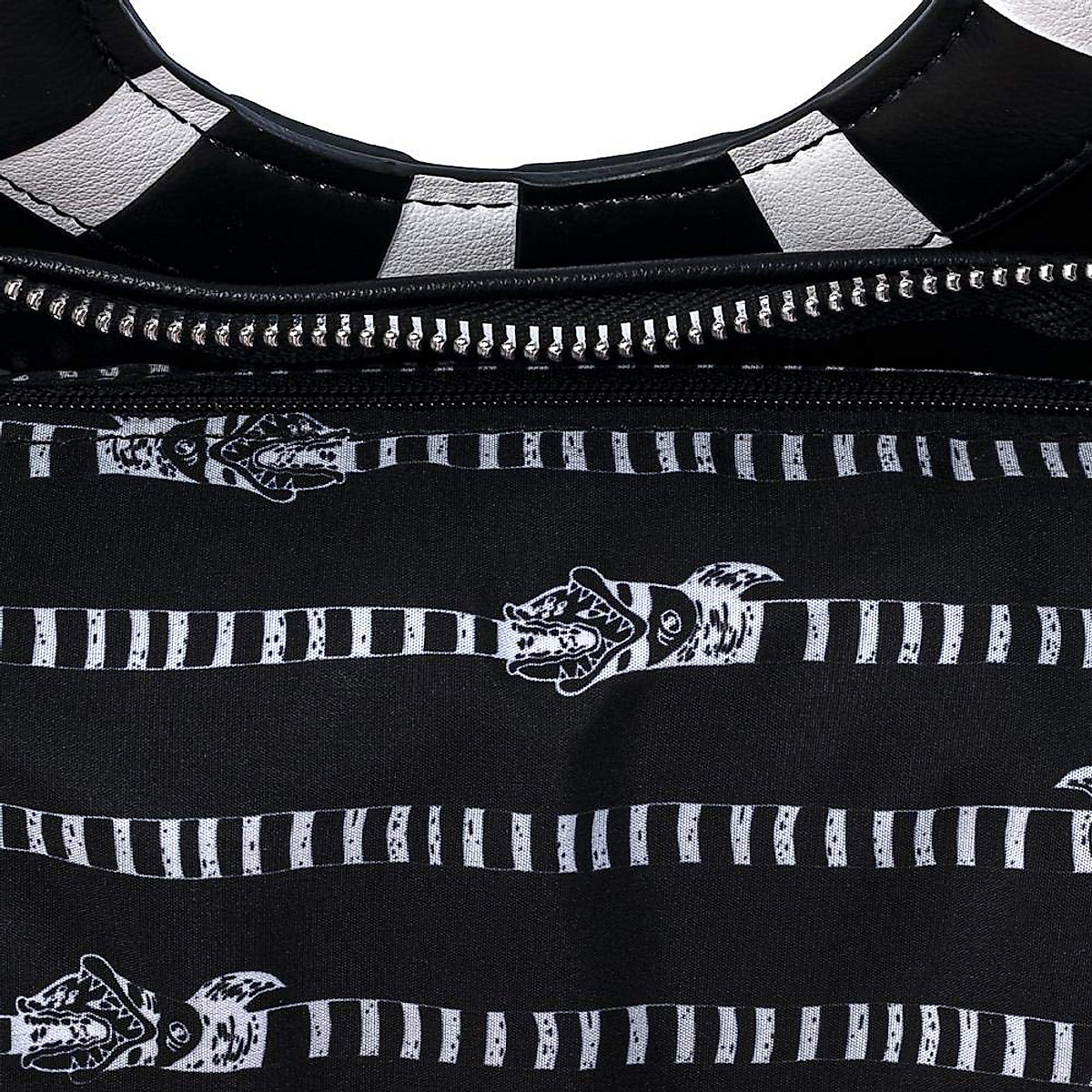 Loungefly x Beetlejuice Sandworm Handle Crossbody Bag