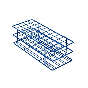 SP Bel-Art Poxygrid Test Tube Rack; For 16-20mm Tubes, 40 Places, Blue (F18762-0001)