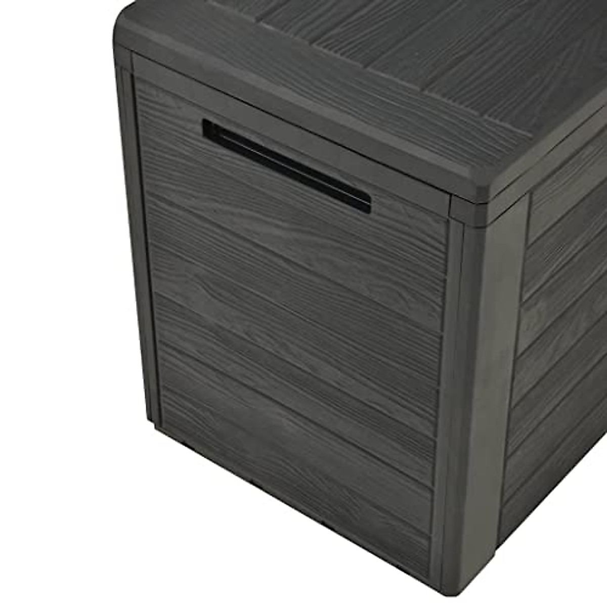 FIRBNUS Patio Storage Box Anthracite 45.7"x17.3"x21.7" PP Storage Chest Durable Materials Toolbox Both Indoor and Outdoor Use Garden Pool Box Storing Away Cushions Pillows Blankets Toys